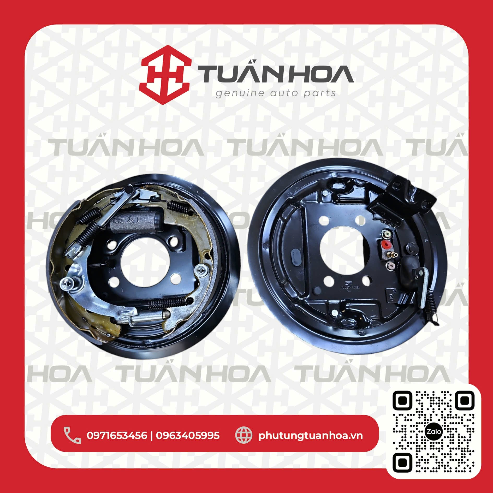 Mâm phanh chân Hyundai 1T25 RH ( phải ) - Phụ tùng ô tô Tuấn Hoa